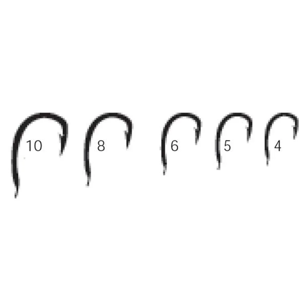 Mustad 10014SPBN Izumezina barbed spaded hook | Waveinn
