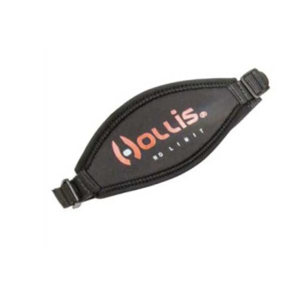 Hollis Neoprene Mask Strap Black | Diveinn