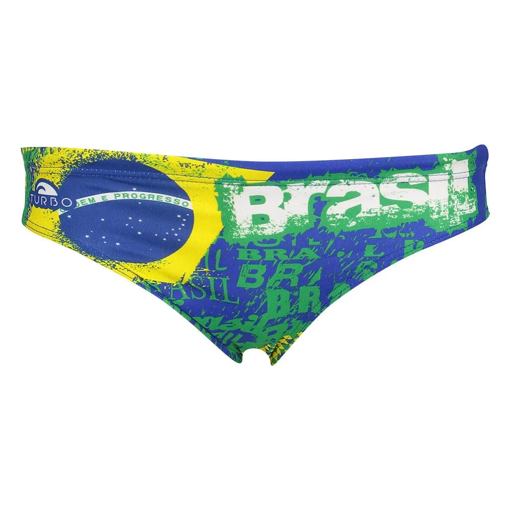 Turbo Happy Brazil swimming brief Multicolor | Swiminn
