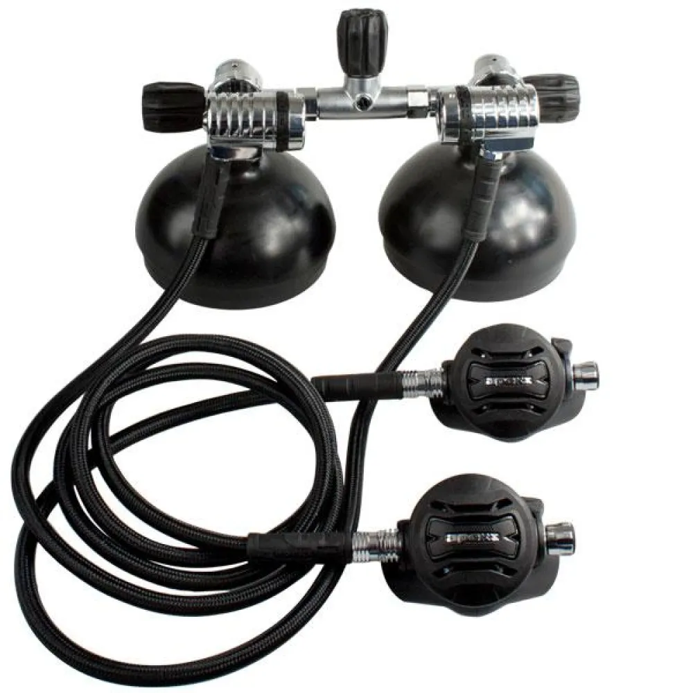 Apeks TEK 3 DIN diving regulator set Black | Diveinn