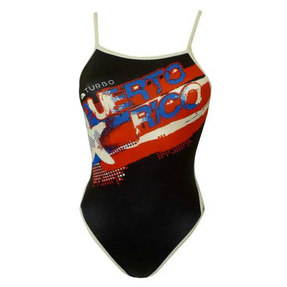 Turbo Puerto Rico Swimsuit Black | Swiminn